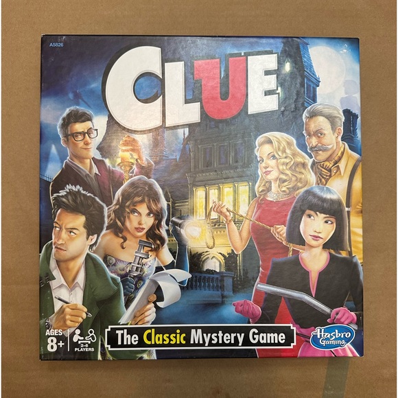 Hasbro | Games | Clue The Classic Murder Mystery Mansion Family Board ...